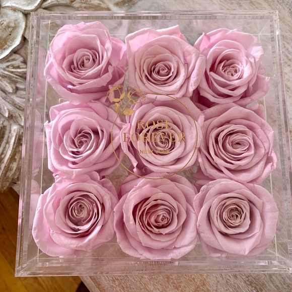 Accents | Rose Forever Lilac 9 Preserved Rose Arrangement | Poshmark